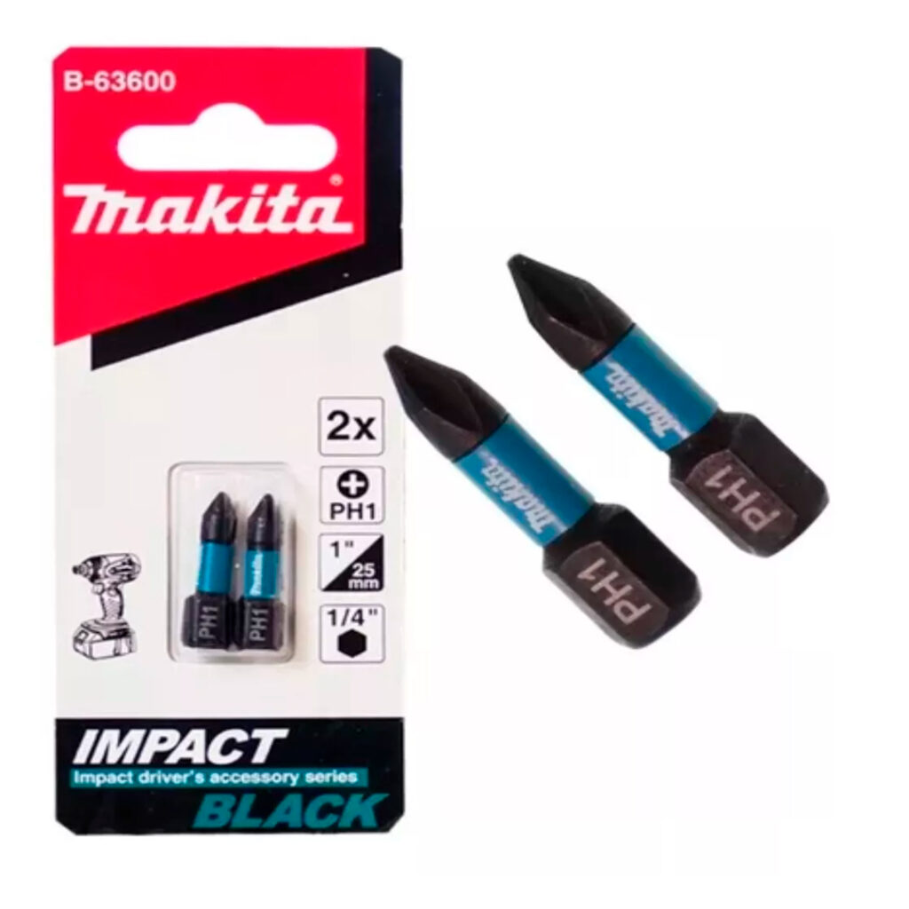 Punta Atornillar Impacto Ph1 X 25mm Makita B-63600 Pack X2 - La Casa ...