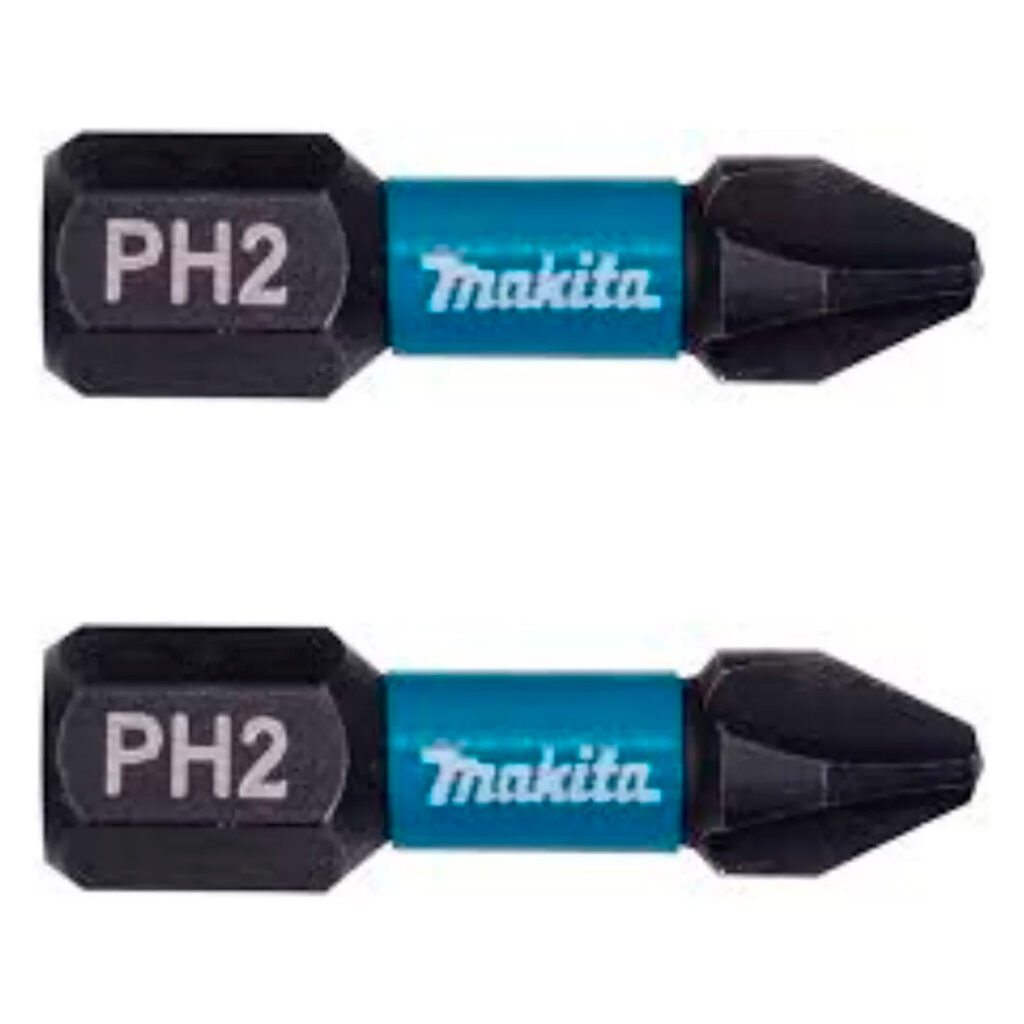 Punta Ph2 Impact Black Makita B-63616 Ph2 25mm X2unid - La Casa del ...